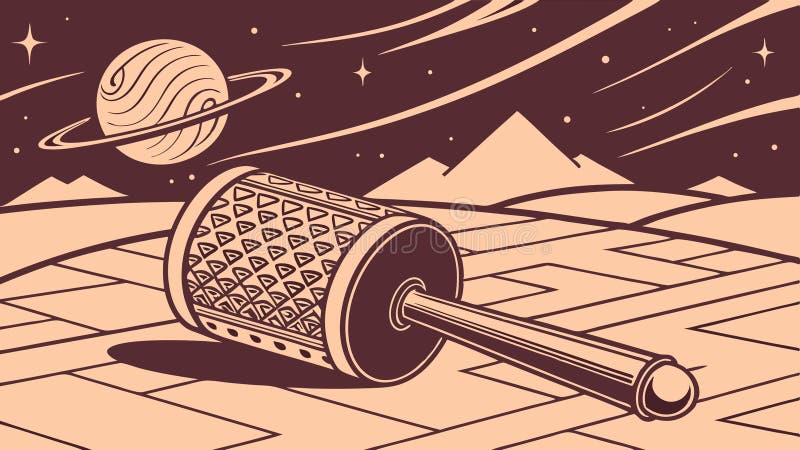 Maracalike Object on Moon Surface, Planets, Vector Design Generative AI ...