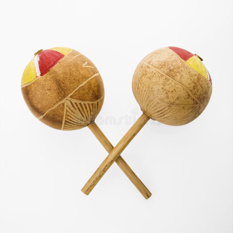 Maracas mexicanos. imagem de stock. Imagem de musical - 3532417