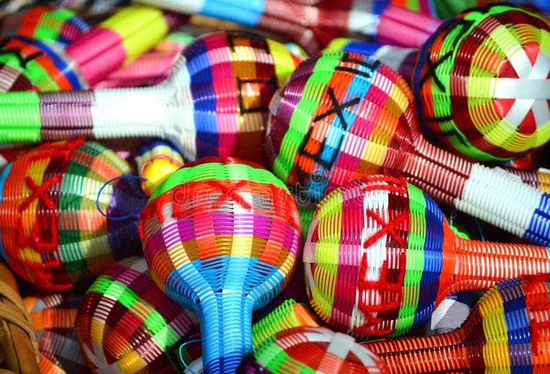 Colorful Maracas stock image. Image of goods, colorful - 876179