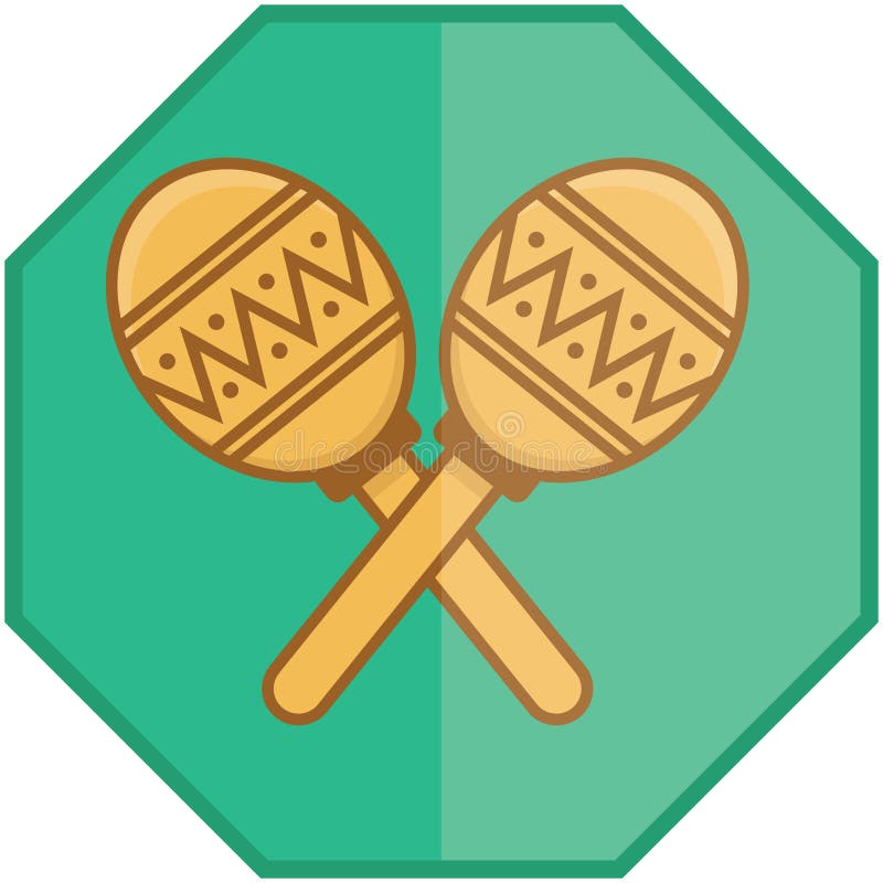 Maracas. Vector Illustration Decorative Design Stock Vector ...