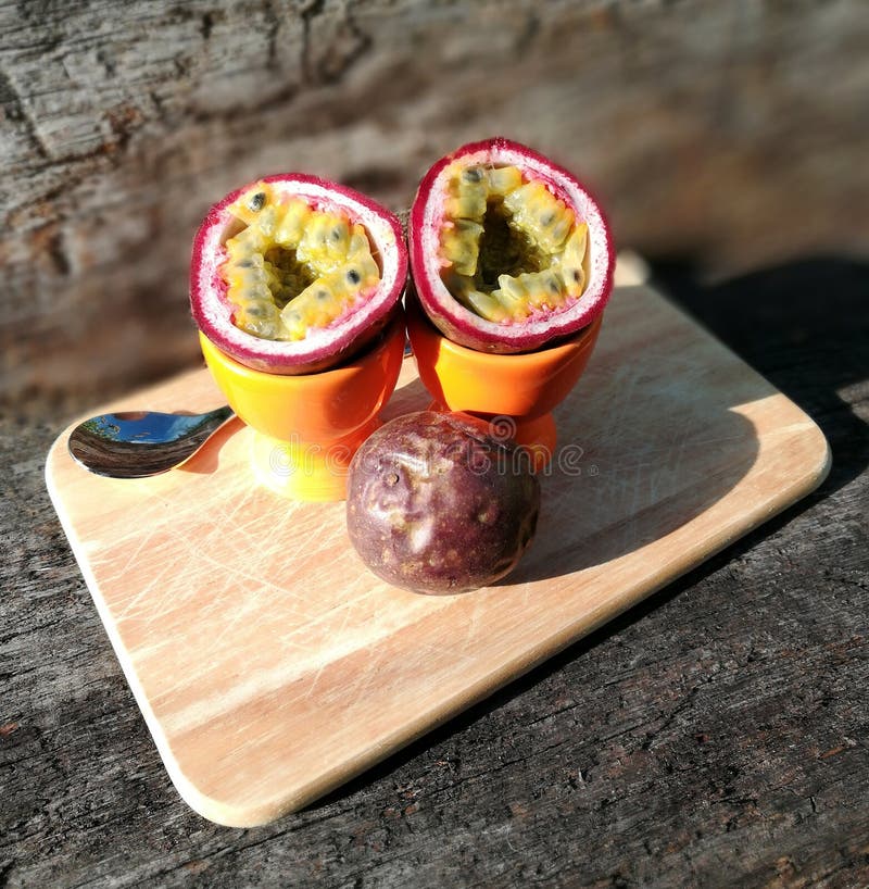 Red maracuja fruit stock image. Image of taste, natural - 34660443