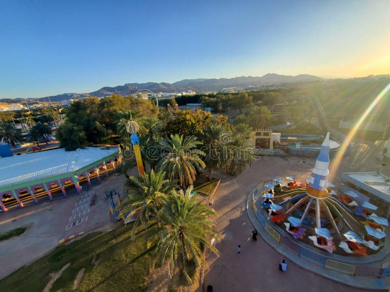 Marah Land Amusement Park, Muscat, Oman Stock Image - Image of waterway ...