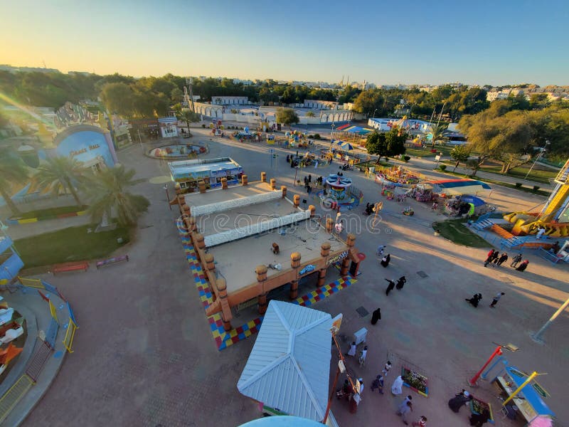 Marah Land Amusement Park, Muscat, Oman Stock Image - Image of stadium ...