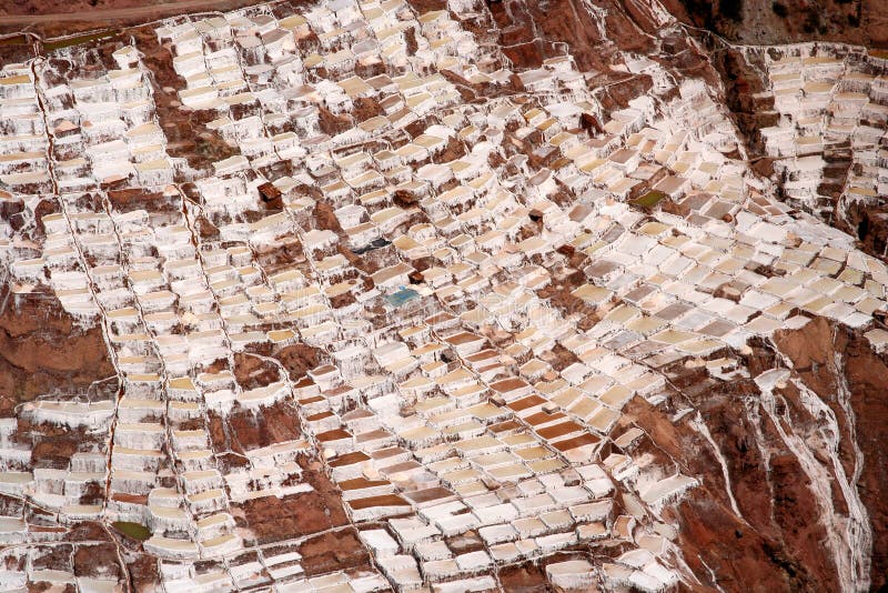 Maras Salt Mine stock photo. Image of water, ionic, mining - 10450056