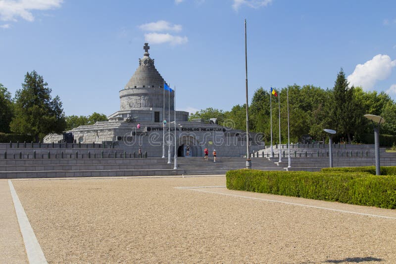 Visiting the Heroes Mausoleum from Marasesti Editorial Photo - Image of ...