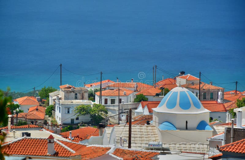 Marathokampos Isola Di Samos La Grecia Fotografia Stock Editoriale ...