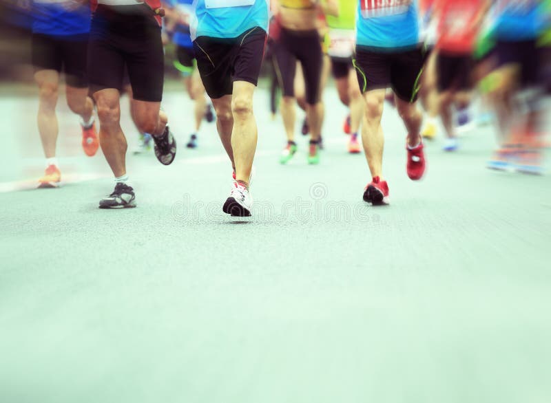 Marathon athletes running stock photo. Image of activity - 47931996