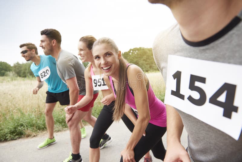 Marathon stock image. Image of lifestyle, smiling, copy - 90035973