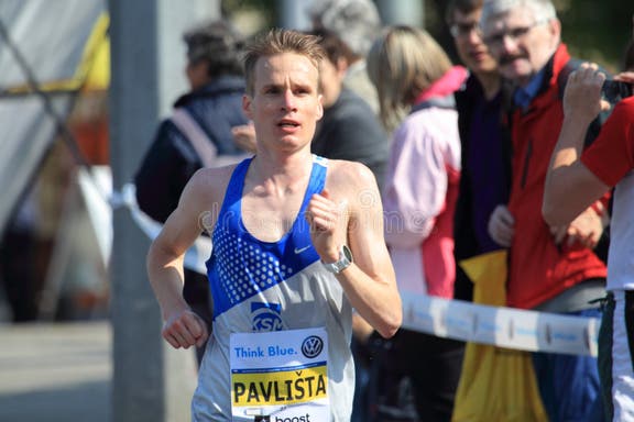 Marathon 2015 De Vit Pavlista - De Prague Photo éditorial - Image du ...