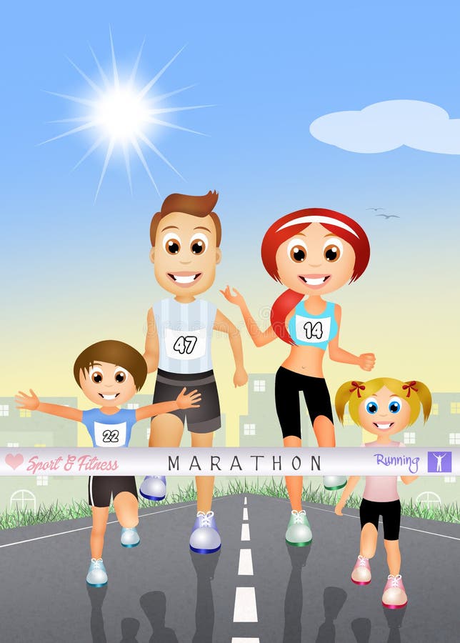 Marathon Funny Stock Illustrations – 796 Marathon Funny Stock ...