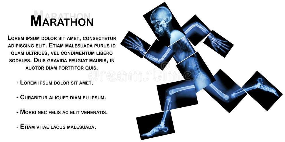 Marathon (human Bone is Running) Stock Image - Image of chest, person ...