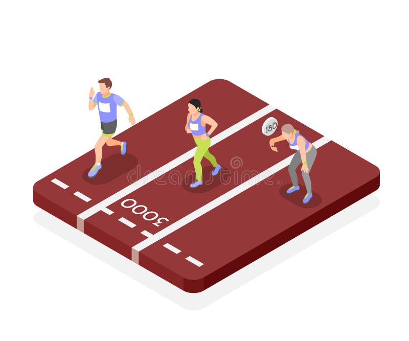 Marathon Composition Stock Illustrations – 328 Marathon Composition ...