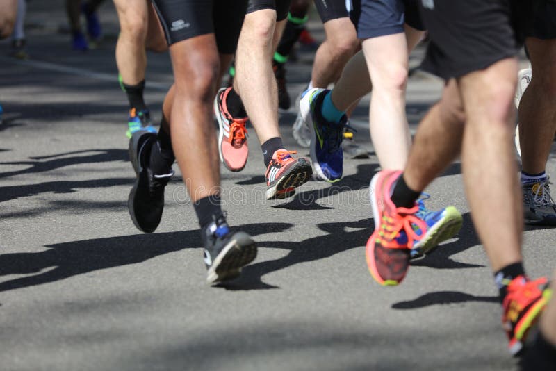 Marathon Racing editorial stock image. Image of adult - 71281609