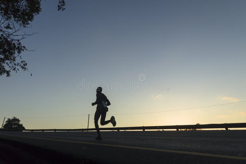 Marathon Runner Action editorial photo. Image of black - 55032636
