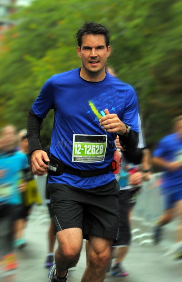 Marathon runner stock photo. Image of exercising, exercise - 34000346