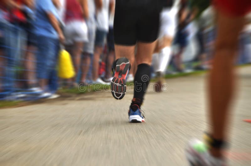 Marathon runners stock image. Image of leader, health - 15722307