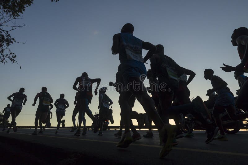 Marathon Runners Action editorial photography. Image of race - 55029917