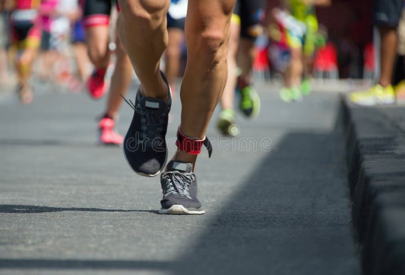 Marathon runners stock image. Image of active, speed - 57566105