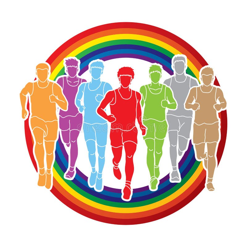 Rainbow Runner Stock Illustrations – 630 Rainbow Runner Stock ...