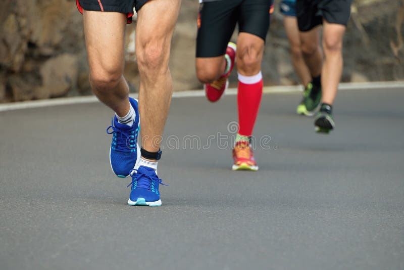 Marathon runners race stock image. Image of athlete, winning - 72795009