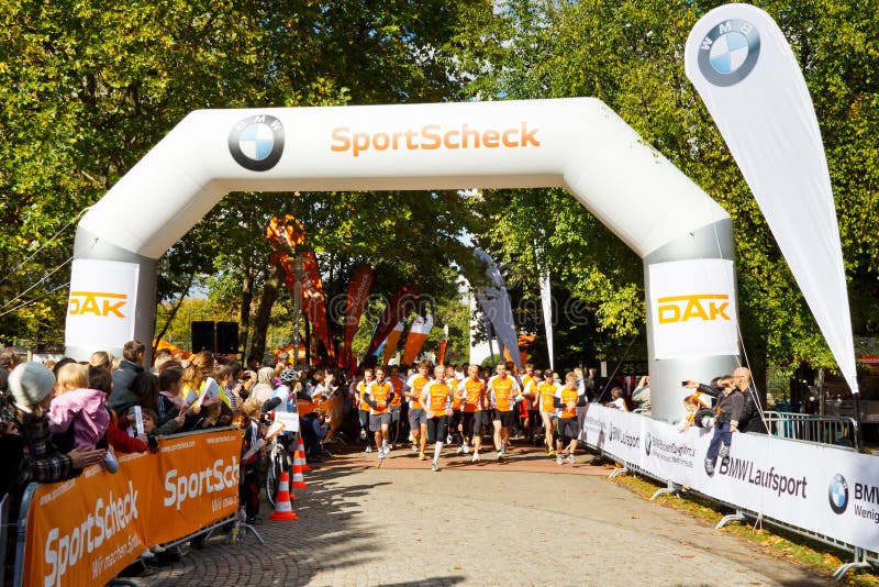 Marathon Runners at the Starting Line Editorial Stock Photo - Image of ...