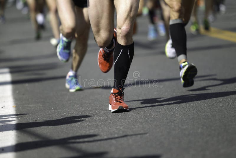 Marathon Runners stock image. Image of group, runner - 91225651