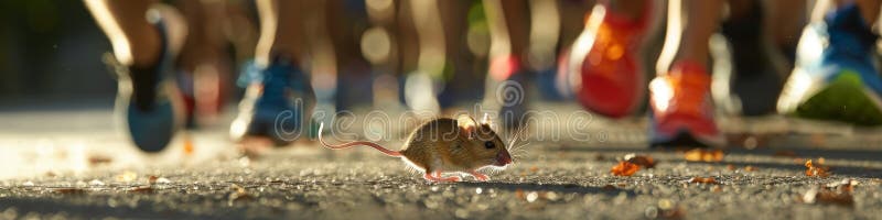 Marathonrunning Mouse Stock Illustrations – 1 Marathonrunning Mouse ...