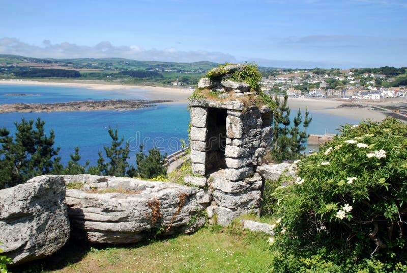 Marazion, England: St. Michael S Mount Castle Stock Image - Image of ...