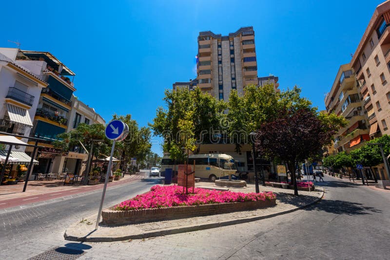 Walking the Streets of Marbella, Spain. Editorial Image - Image of food ...