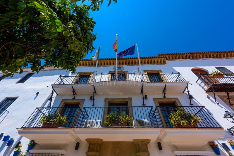 Walking the Streets of Marbella, Spain. Editorial Stock Image - Image ...