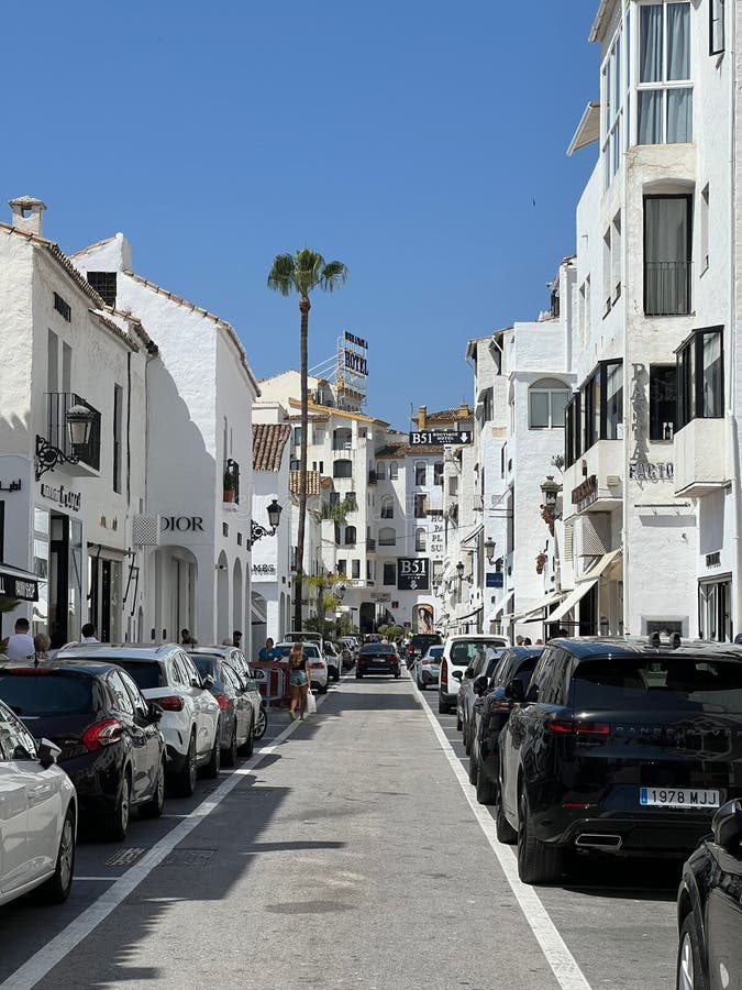 Marbella in summer editorial stock photo. Image of marbella - 324280218