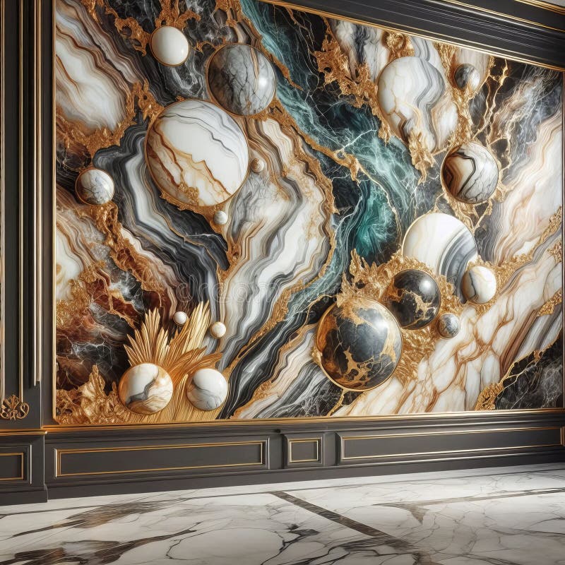 Marble Accent Wall Dramatic Accent Walls Made from Marble, How Stock ...