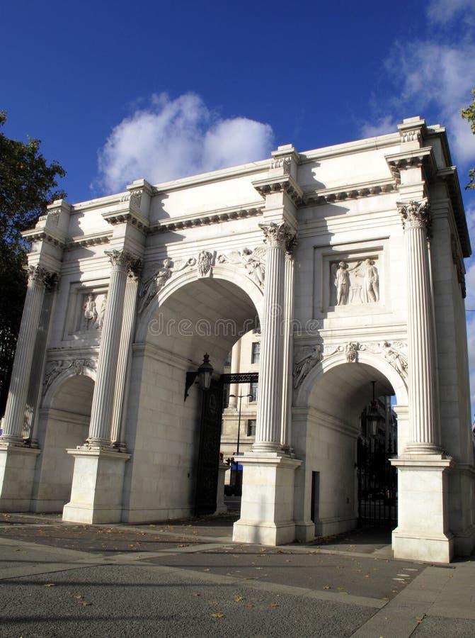 Marble Arch, London, England Stock Image - Image of triumphal, landmark ...