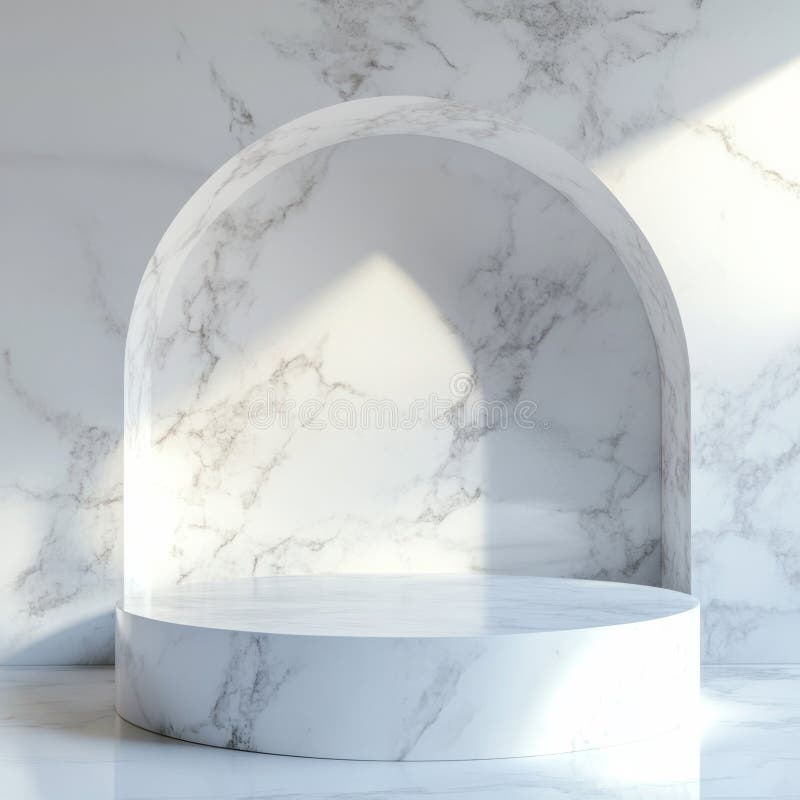 Marble Arch Design with Natural Light Illuminating Elegant Interior ...