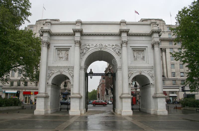 Marble Arch, London, England Stock Image - Image of triumphal, landmark ...