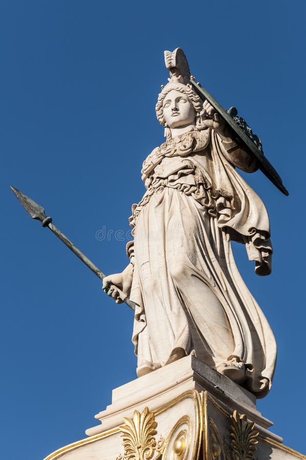 Marble Athena statue stock photo. Image of athens, greece - 81181460