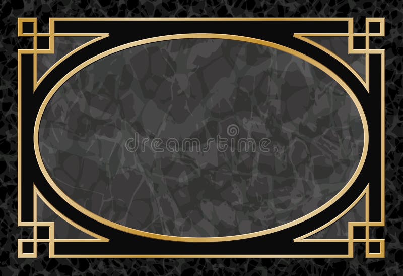 Marble Background with Frame, Border Stock Vector - Illustration of ...