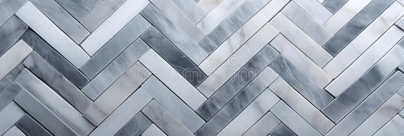 Black White Marble Herringbone Seamless Texture Stock Illustrations ...