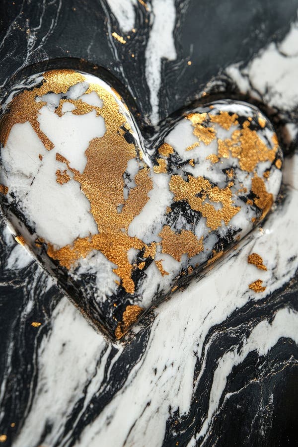 Marble Background Texture and Marble Heart .Selective Focus Stock Photo ...