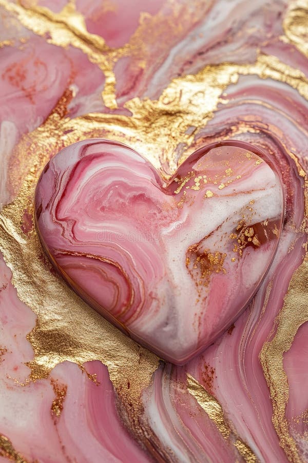 Marble Background Texture and Marble Heart .Selective Focus Stock Image ...
