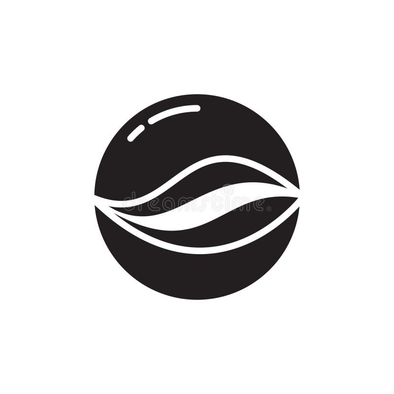 Marble Ball. Vector Illustration Decorative Design Stock Vector ...