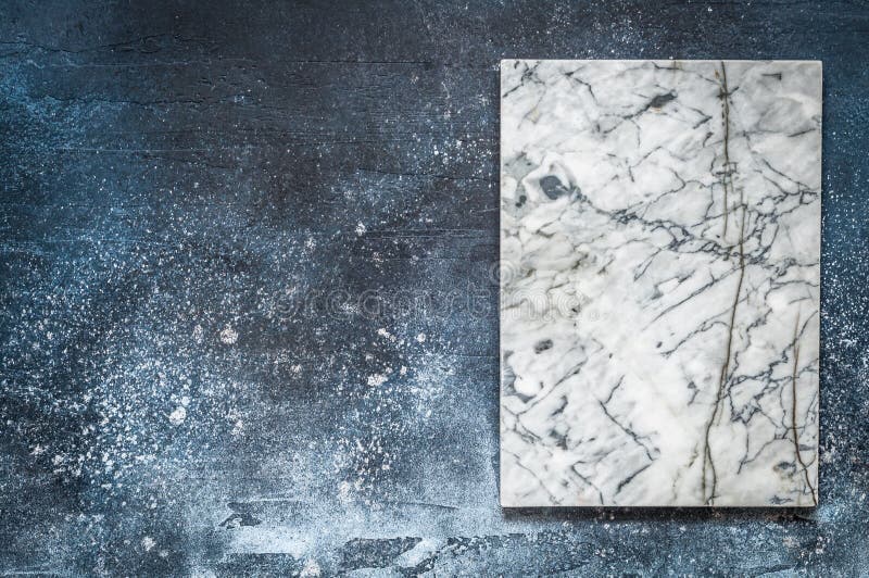 Marble Board on Blue Background Stock Image - Image of copy, design ...