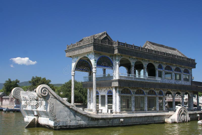 Marble Boat stock image. Image of dynasty, lake, heritage - 786743