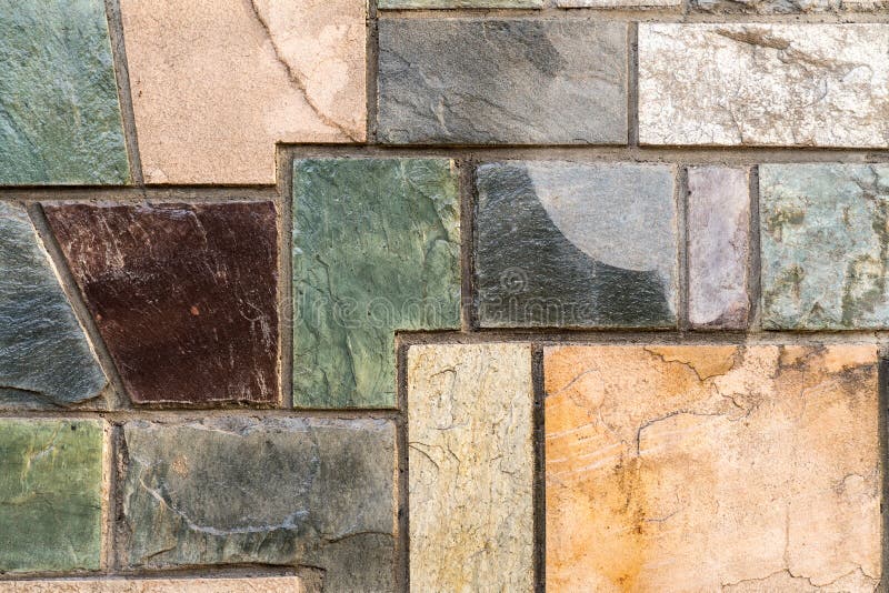 Marble Bricks with a Sense of Artistic Design Stock Image - Image of ...