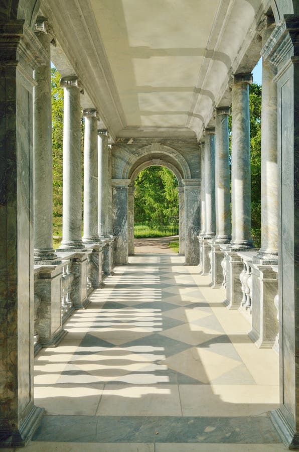 Marble bridge on the lake. stock image. Image of park - 94874005