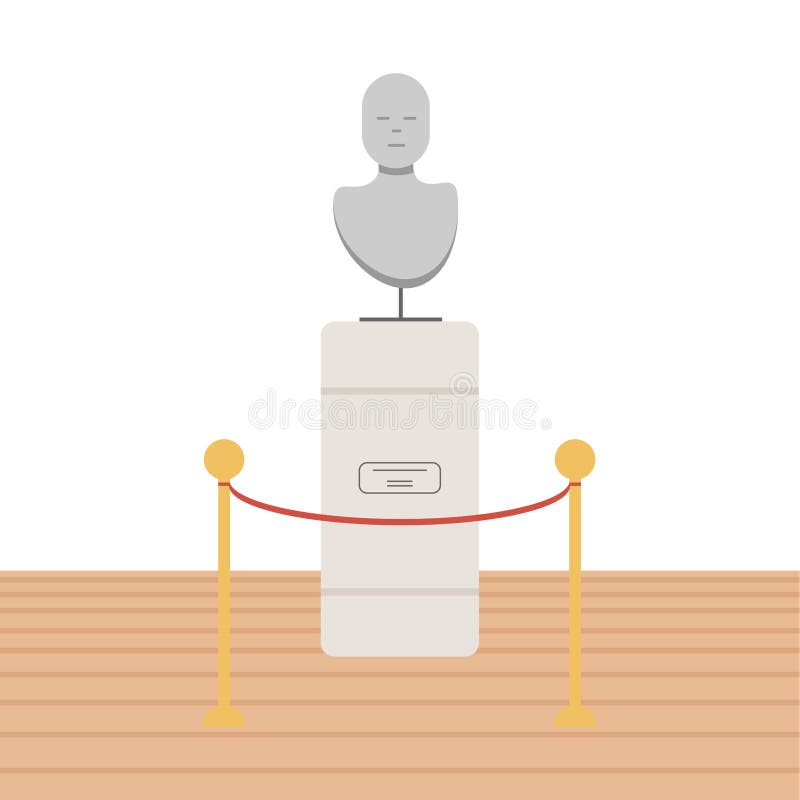 Marble Bust. Interior. Interior Decor Elements. History Museum Elements ...