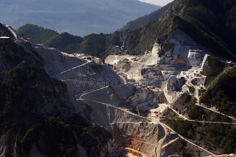 Carrara S Marble Quarry in Italy Stock Photo - Image of italy, stone ...