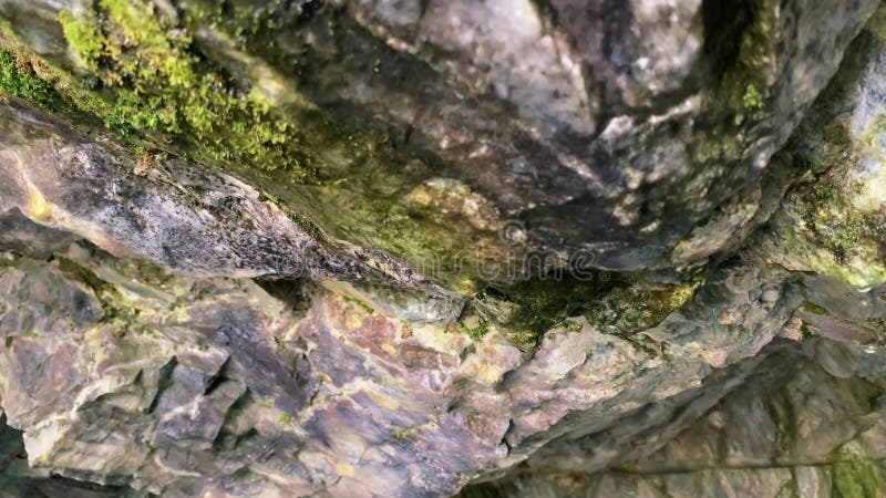 In a Marble Cave, Water Drips Drop by Drop from the Ceiling, Which is ...