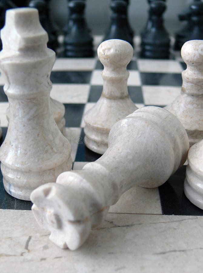 Marble chess stock image. Image of chess, white, action - 2541259