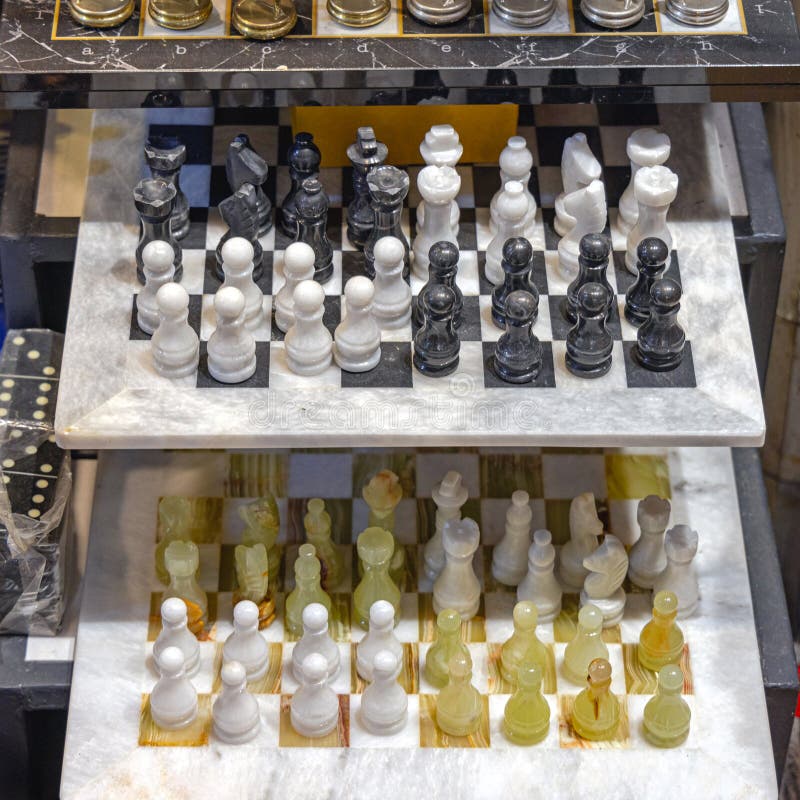 Marble Chess Sets stock photo. Image of turkey, multi - 304110770